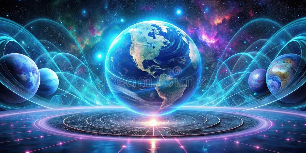 A Celestial Symphony Planet Earth at the Center of Interconnected ...