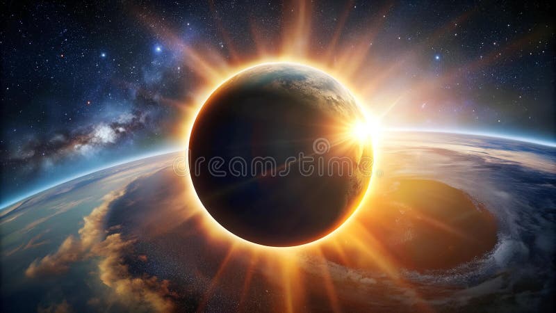 Celestial Tapestry: the Dance of Light and Shadow during an Eclipse ...