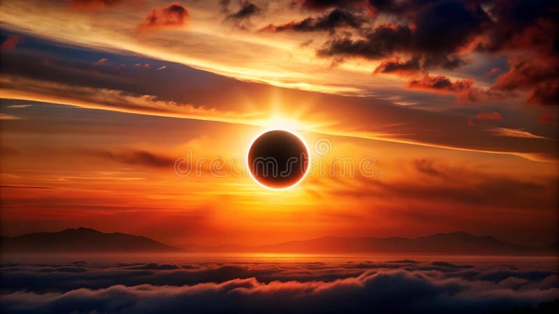 Celestial Tapestry: a Symphony of Crimson and Shadow during a Total ...