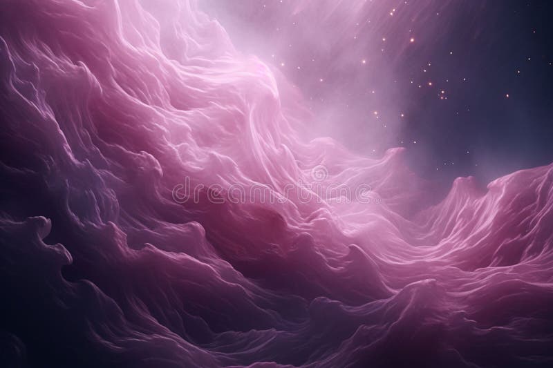 Celestial Threads Interstellar Clouds Combining Stock Illustration ...