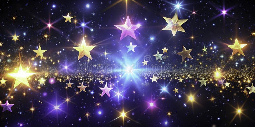 Celestial Twinkling Lights: Seamless Loop Animation for Magical ...