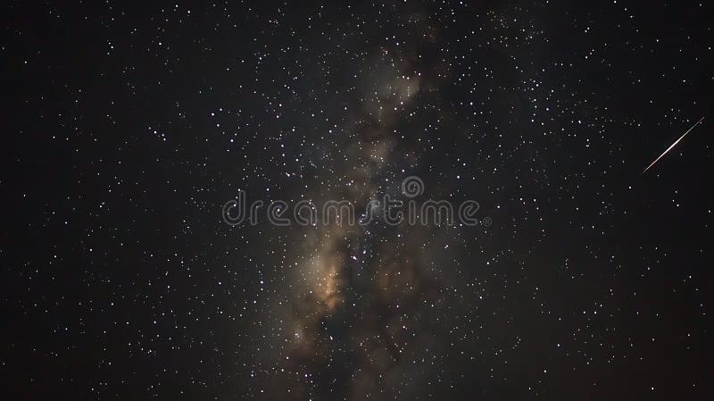 A Celestial View of the Night Sky Displaying the Milky Way Stock ...