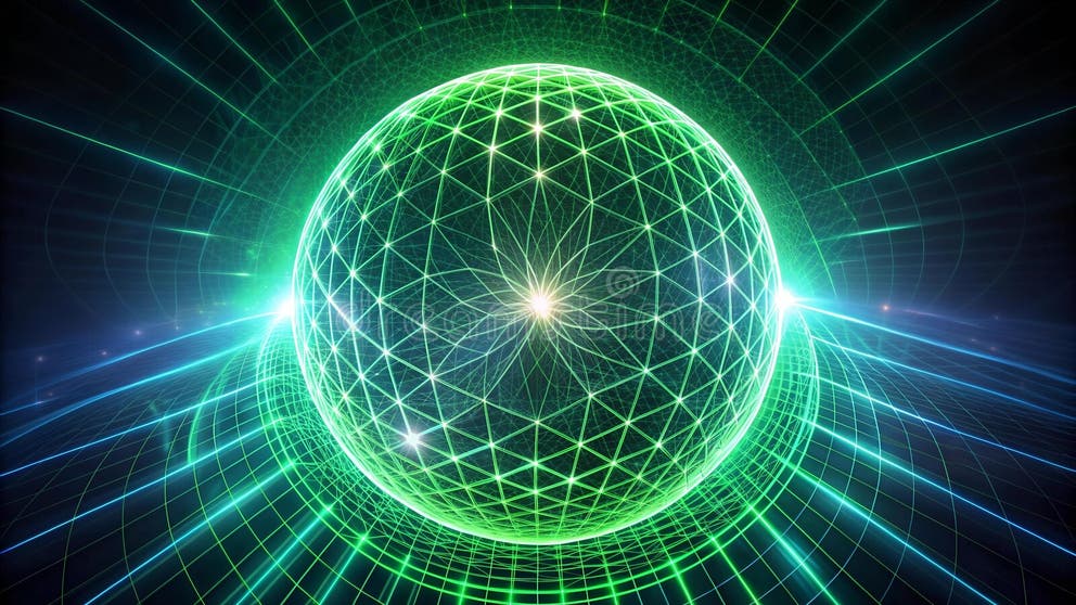 Celestial Vortex Plasma Orb and Laser Symphony Generative AI Stock ...