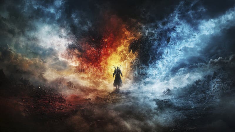 Celestial Warrior Emerges from Dimensional Rift Cosmic Battleground ...