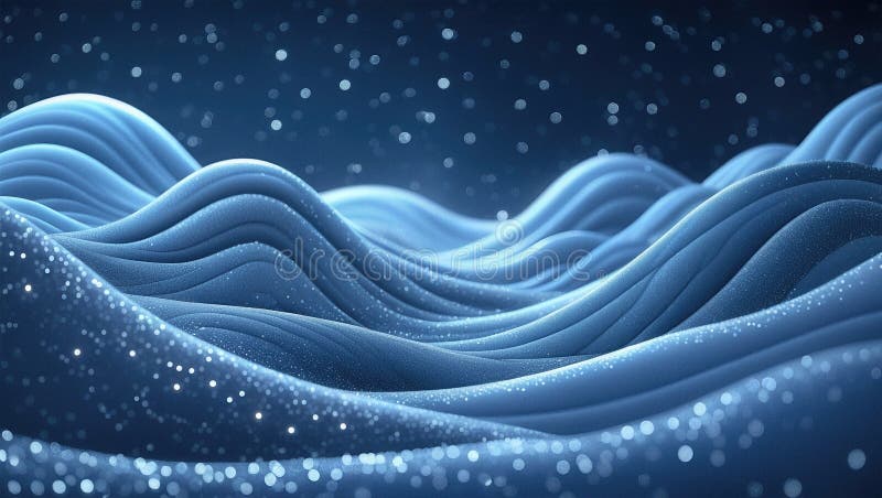 Celestial Waves of Light and Texture Creating a Serene Cosmic Landscape ...