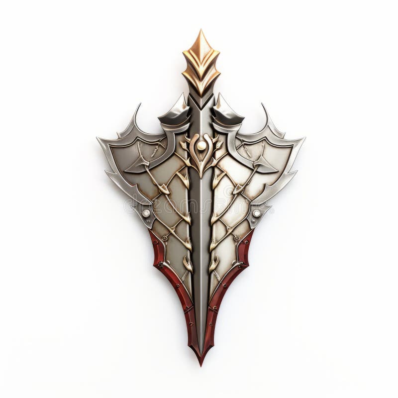 Celestialpunk Shield: a Sharp and Edgy 3d Force Field Sword Stock ...