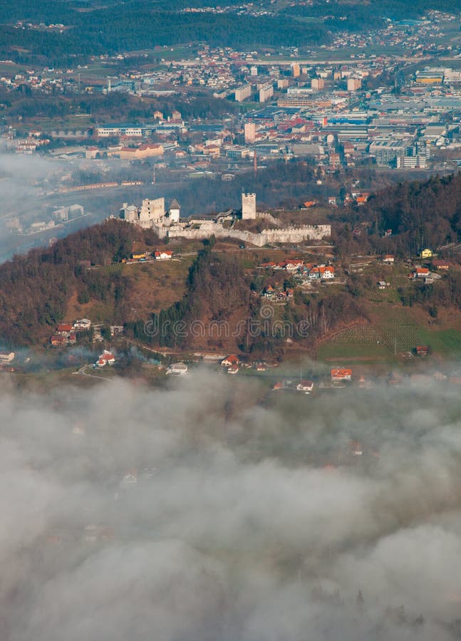 Celje castle stock photo. Image of palace, medieval - 175361222
