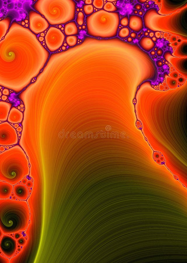 Cell Biology Fractal stock illustration. Illustration of flowing - 4001028