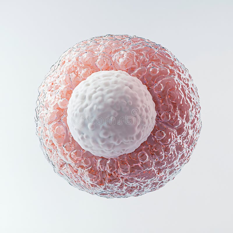 Cell Biology Nucleus Membrane Microscopic View AI Generated. Stock ...