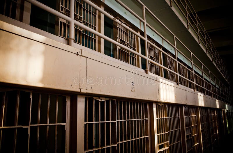 Jail cells stock photo. Image of enprison, cell, framed - 345160