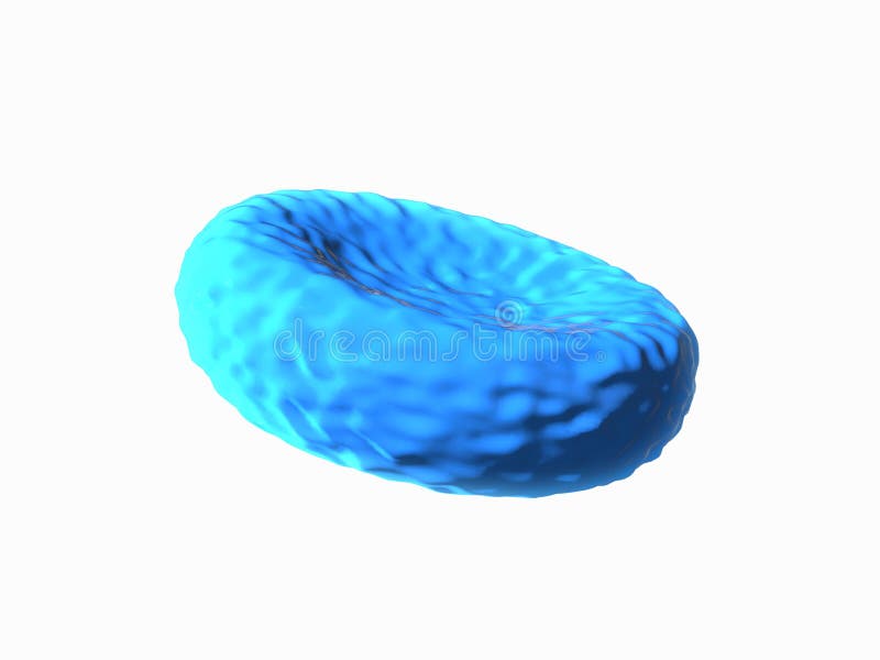 Cell Blue, Human Cell, Animal Cell. Isolate Object Stock Illustration ...