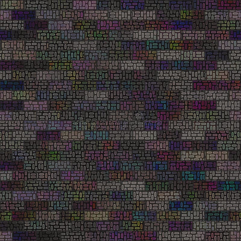 Cell Brick Wall Seamless Texture Stock Illustration - Illustration of ...