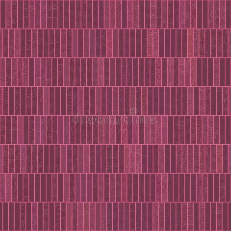 Cell Brick Wall Seamless Texture Stock Illustration - Illustration of ...