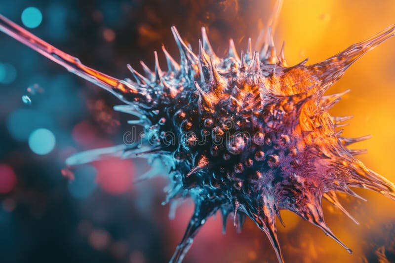 Cell Close-Up stock photo. Image of generated, biology - 373233656