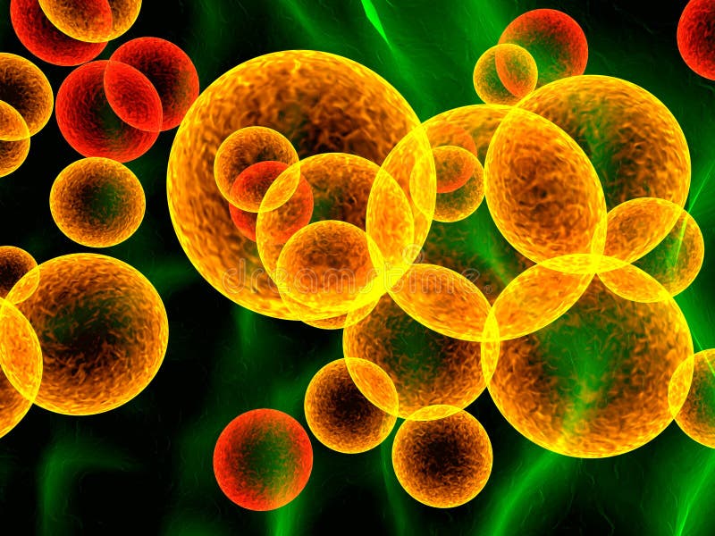 Cell Colors - 3D Illustration Stock Illustration - Illustration of ...