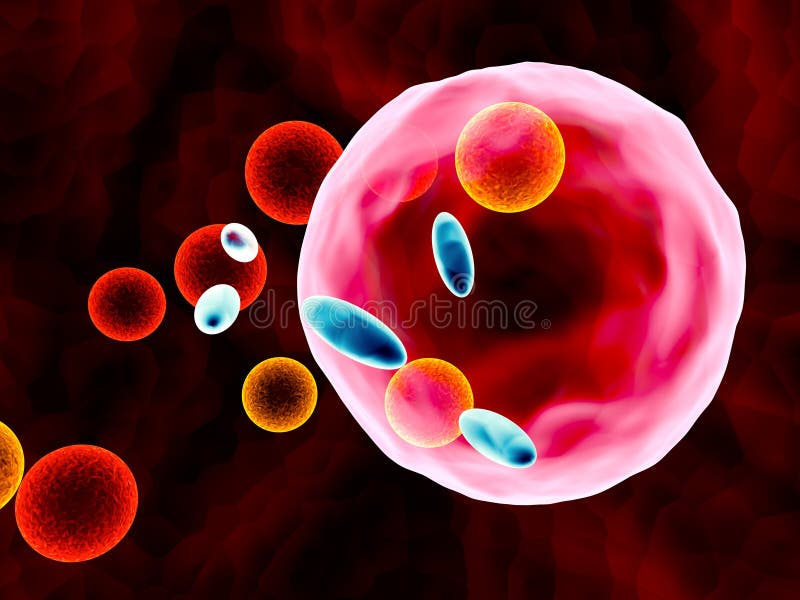 Cell colors stock illustration. Illustration of sick - 30123598
