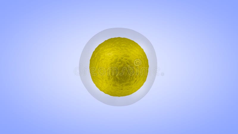 Cell 3D Render Hight Resolution Stock Illustration - Illustration of ...