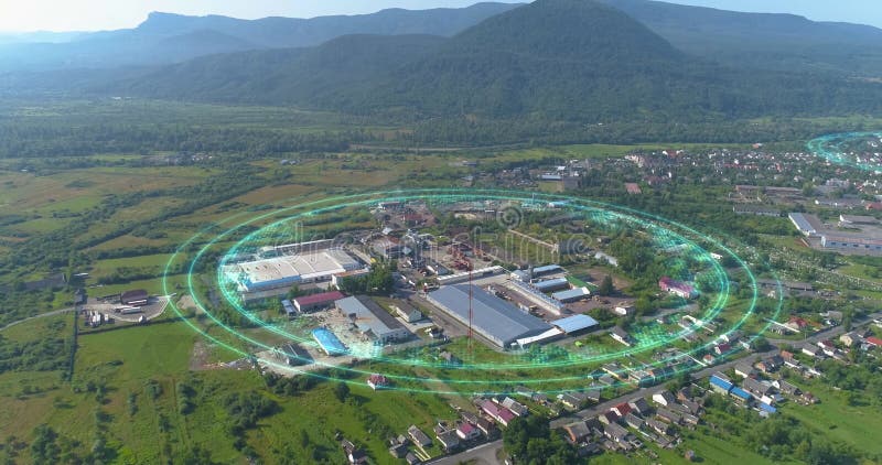 Visualization of Signal Transmission of a Telecommunication Tower ...