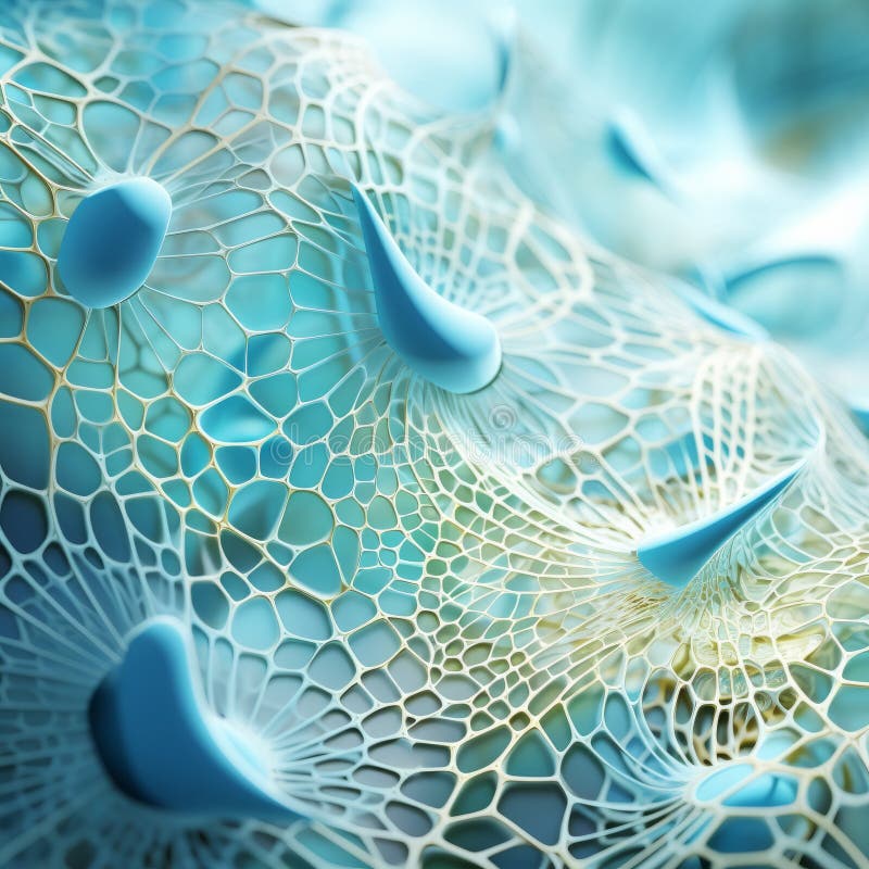 Renewable Energy Technology: Biomimicry-inspired 3d Macro Image of ...