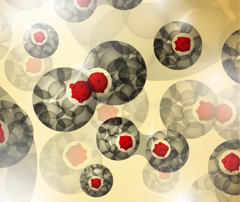 Cell division stock vector. Illustration of microscope - 23554899