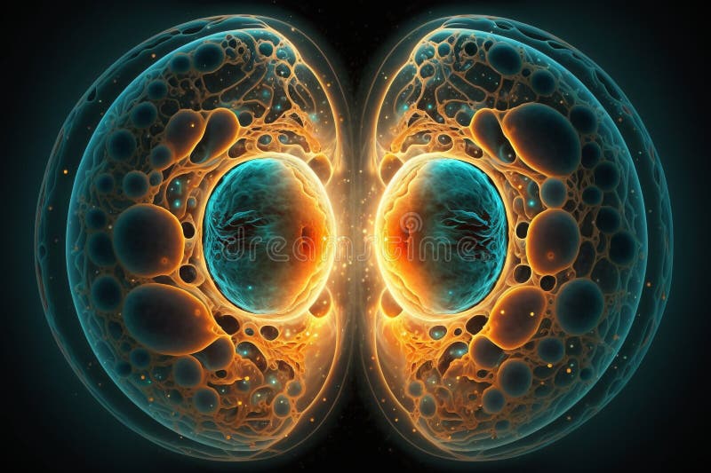 Cell Division or Cell Connection, the Microbiological Process of ...