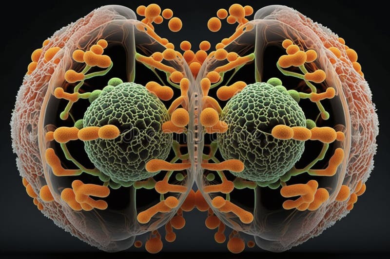 Cell Division or Cell Connection, the Microbiological Process of ...