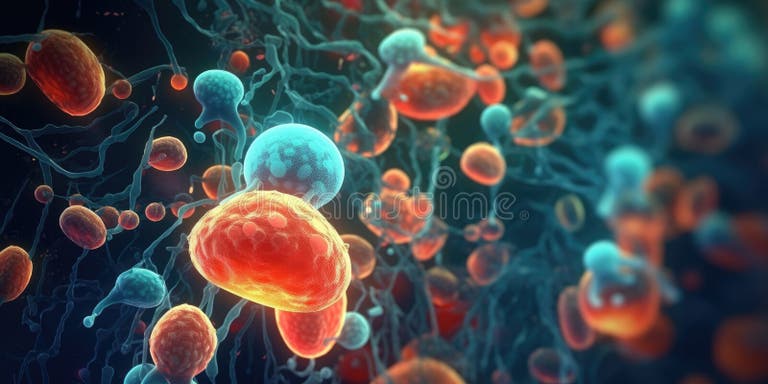 Cell Division or Cell Connection, the Microbiological Process of ...