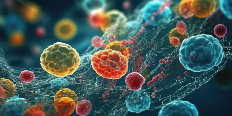 Cell Division or Cell Connection, the Microbiological Process of ...