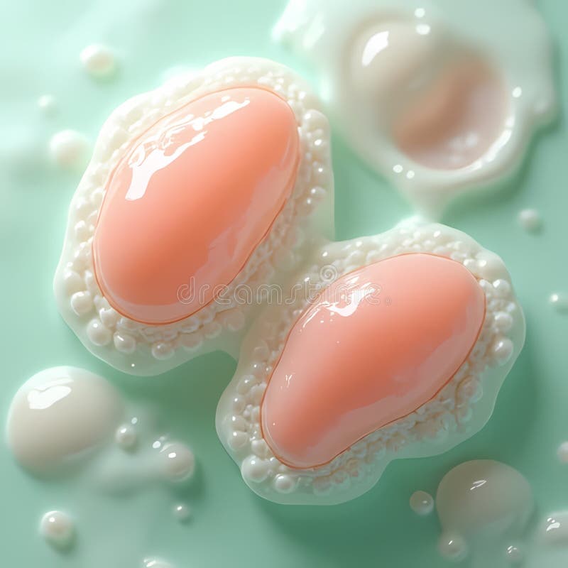 Cell Division in the Microcosm Stock Illustration - Illustration of ...