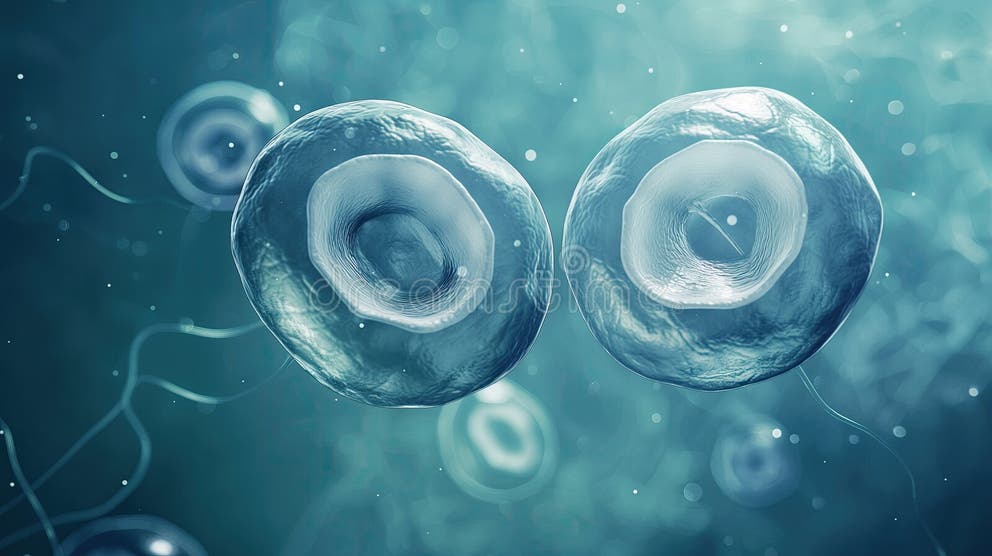 Cell Division Process, Micro Stock Image - Image of healthcare ...