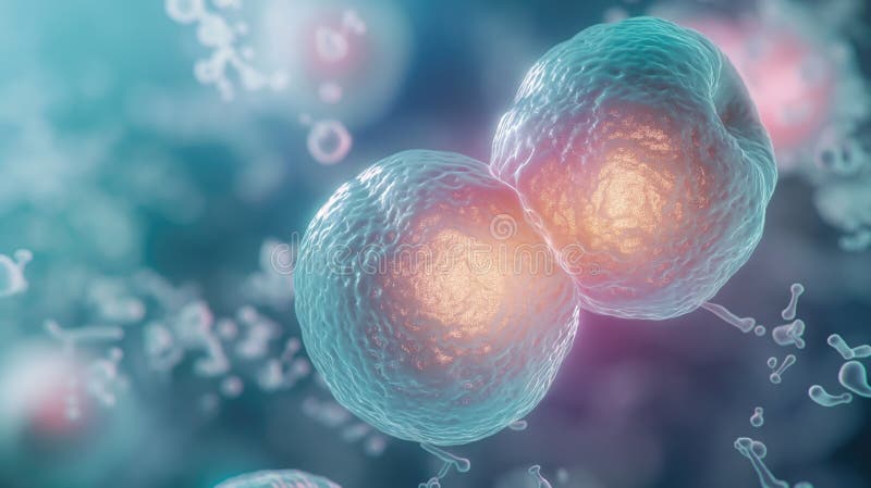 Cell Division Process, Micro Stock Photo - Image of reproductive ...