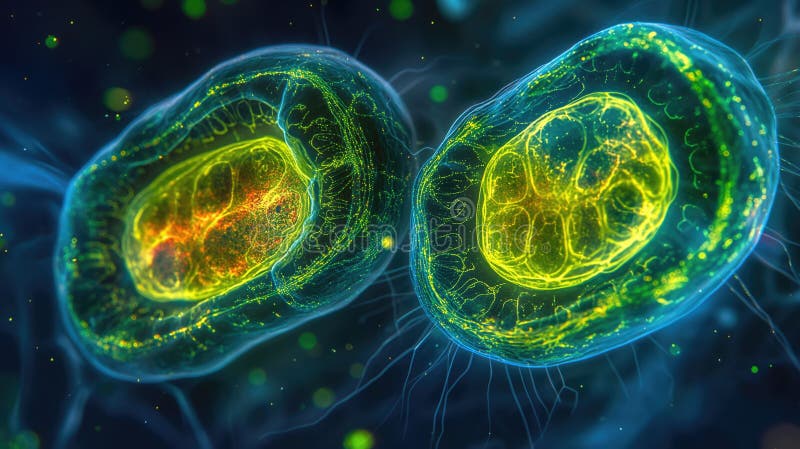 Cell Division Process, Micro Stock Photo - Image of microscope ...