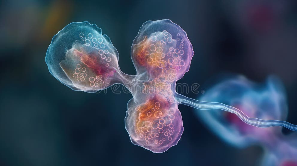 Cell Division Process, Micro Stock Image - Image of eukaryote, zygote ...