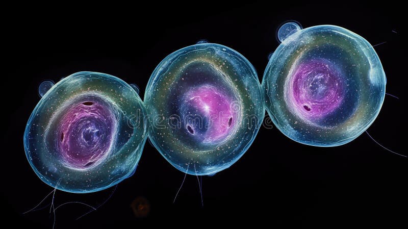 Cell Division Process, Micro Stock Photo - Image of microscope ...