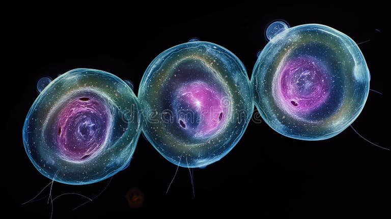 Cell Division Process, Micro Stock Photo - Image of microscope ...