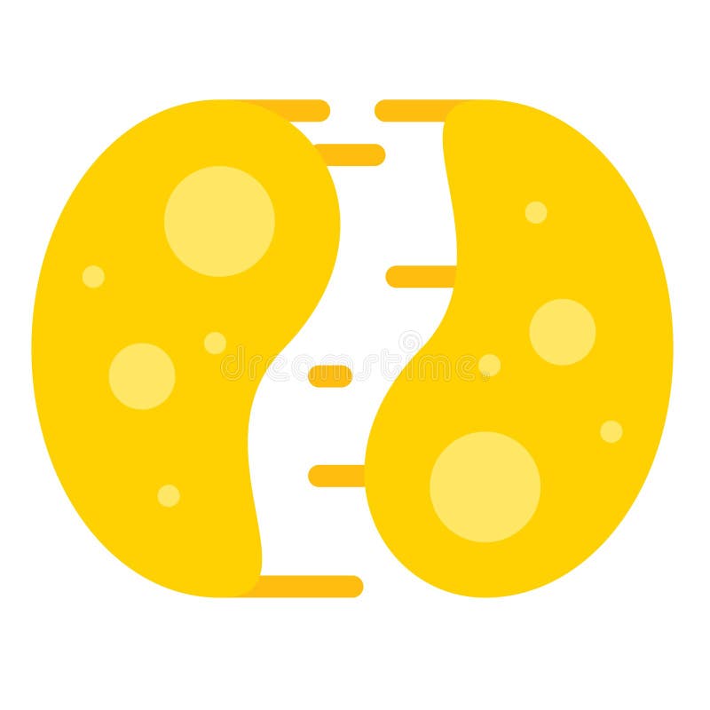 Cell Division Vector Illustration, Line Style Icon Stock Vector - Illustration of cell, infect ...