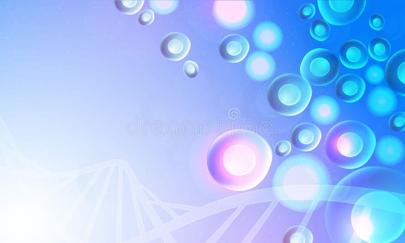 Cell and Dna Health Care and Science Icon Pattern Medical Innovation ...