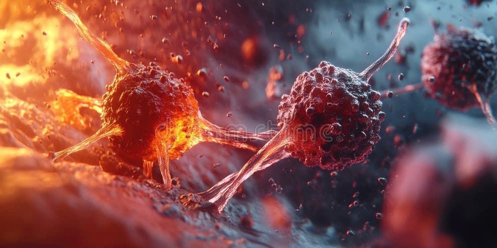 Cell on Fire stock image. Image of embers, violent, sparks - 376304967