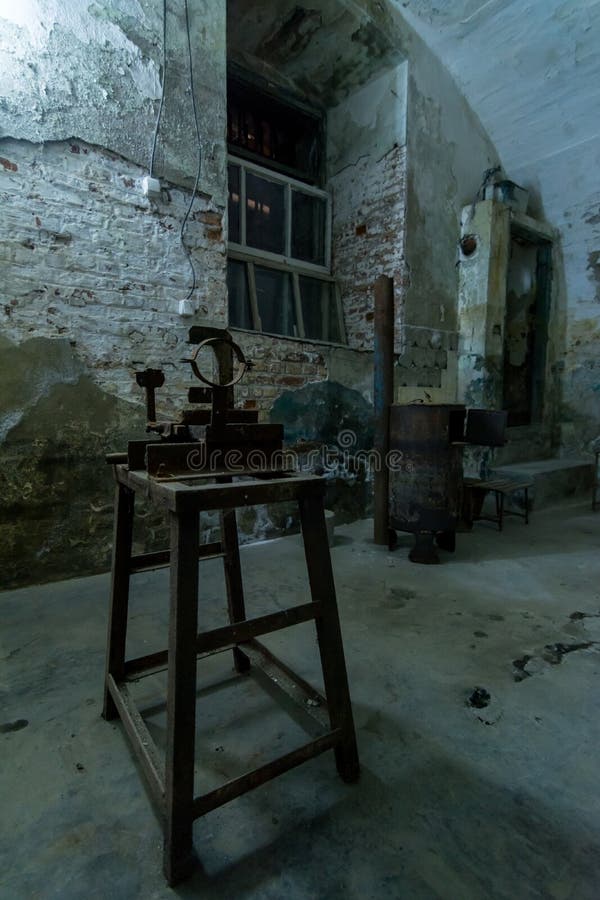 Cell Interior in Fort 13 Jilava Jail, Romania Stock Image - Image of ...