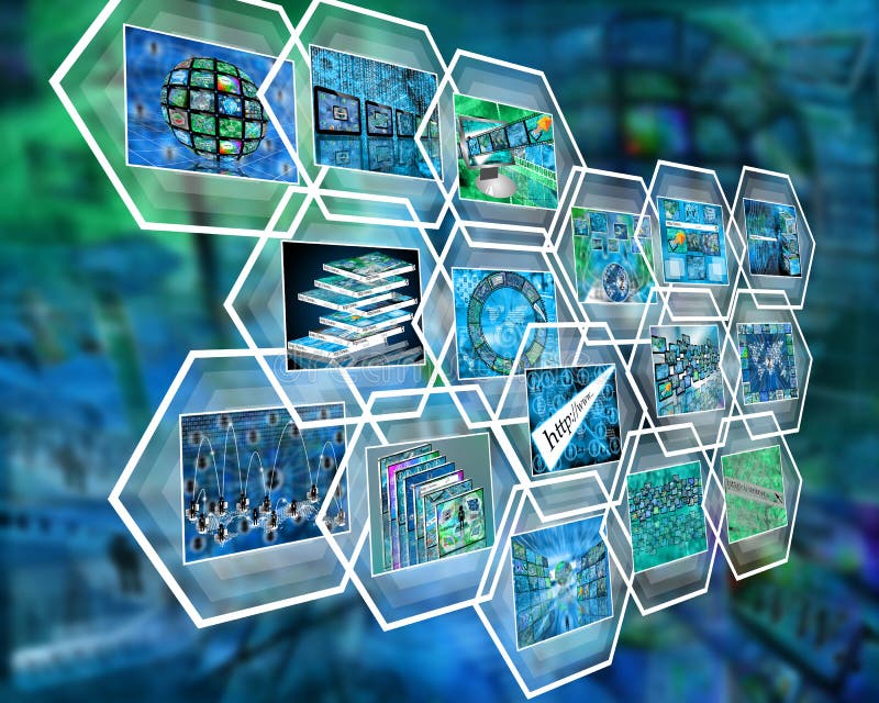 Cell interface stock illustration. Illustration of digital - 66645635