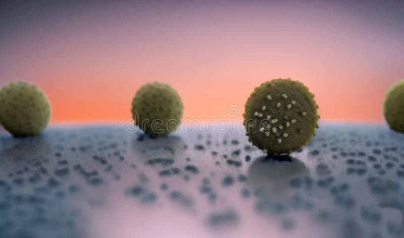 Cell Life, Abstract Scientific Illustration Stock Illustration ...