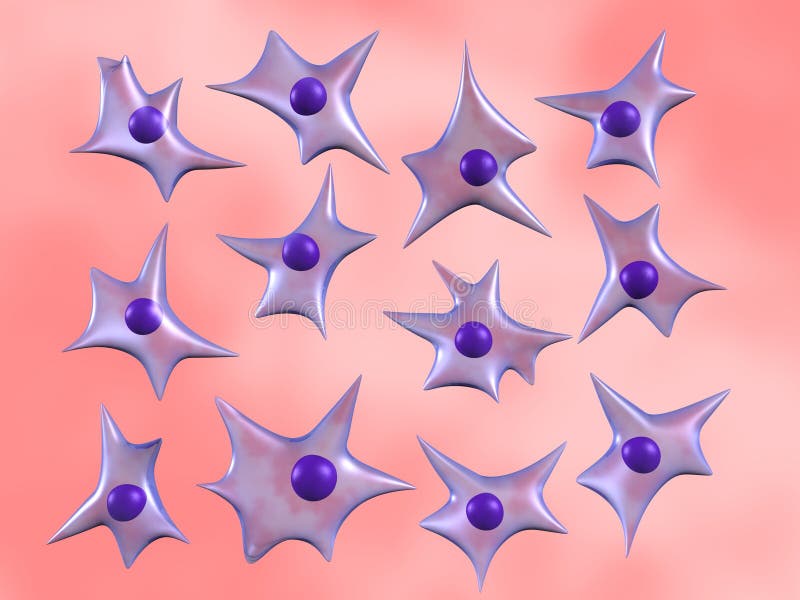 Cell line stock illustration. Illustration of blue, render - 9051532