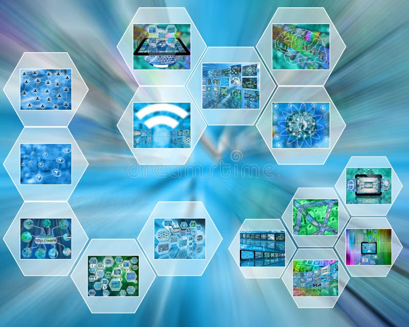 Cell stock illustration. Illustration of global, information - 69979497