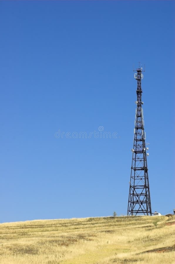 Cell tower stock image. Image of mast, dish, cell, communication - 552933