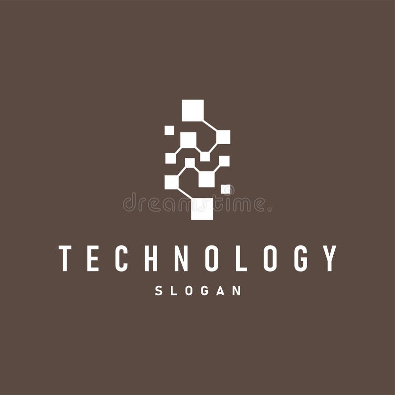Cell Neuron Technology Logo Design Illustration Data Simple Abstract ...