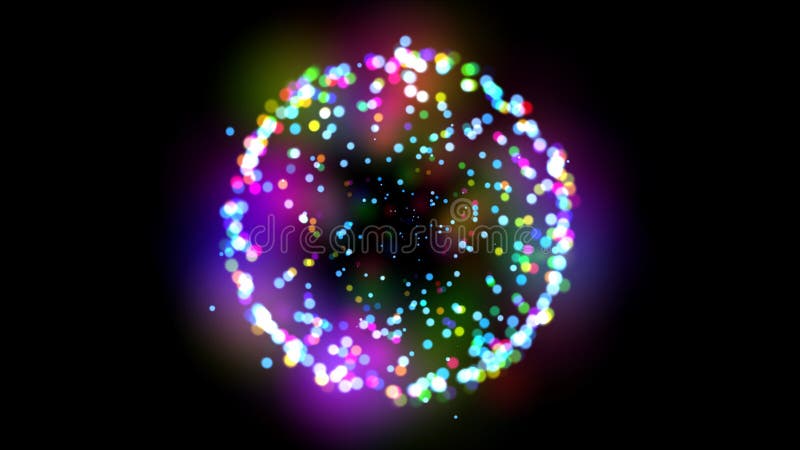 Cell Particle Light Ray, Illustration Render Stock Illustration ...