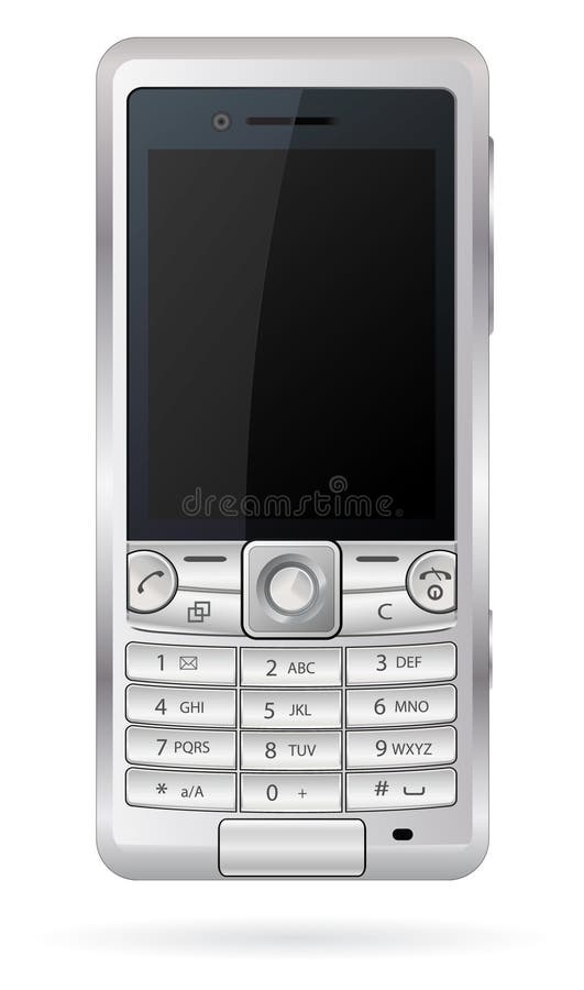 Cell phone stock vector. Illustration of cell, broadcast - 21611499