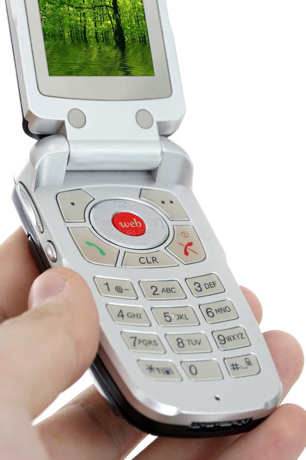 Open Cell Phone stock image. Image of frequencies, listen - 2947