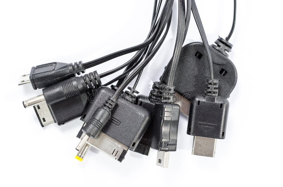 Cell phone adapters stock image. Image of charge, mobile - 36576423