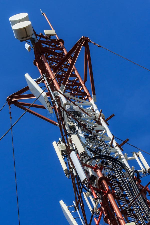 Cell phone antenna stock photo. Image of industry, receptor - 27882230
